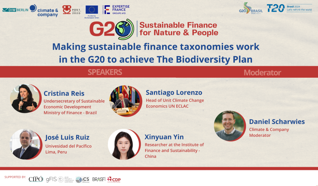 Achieving the Biodiversity Plan in the G20